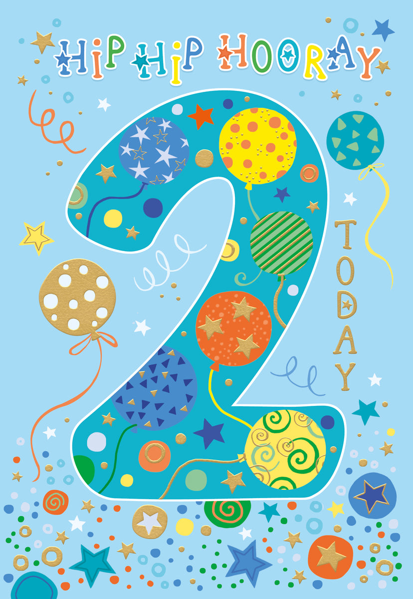 2nd Birthday Card – Cherry Orchard Online