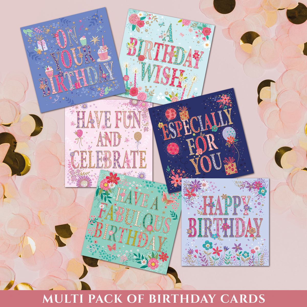 Multi Pack of Birthday Cards – Cherry Orchard Online