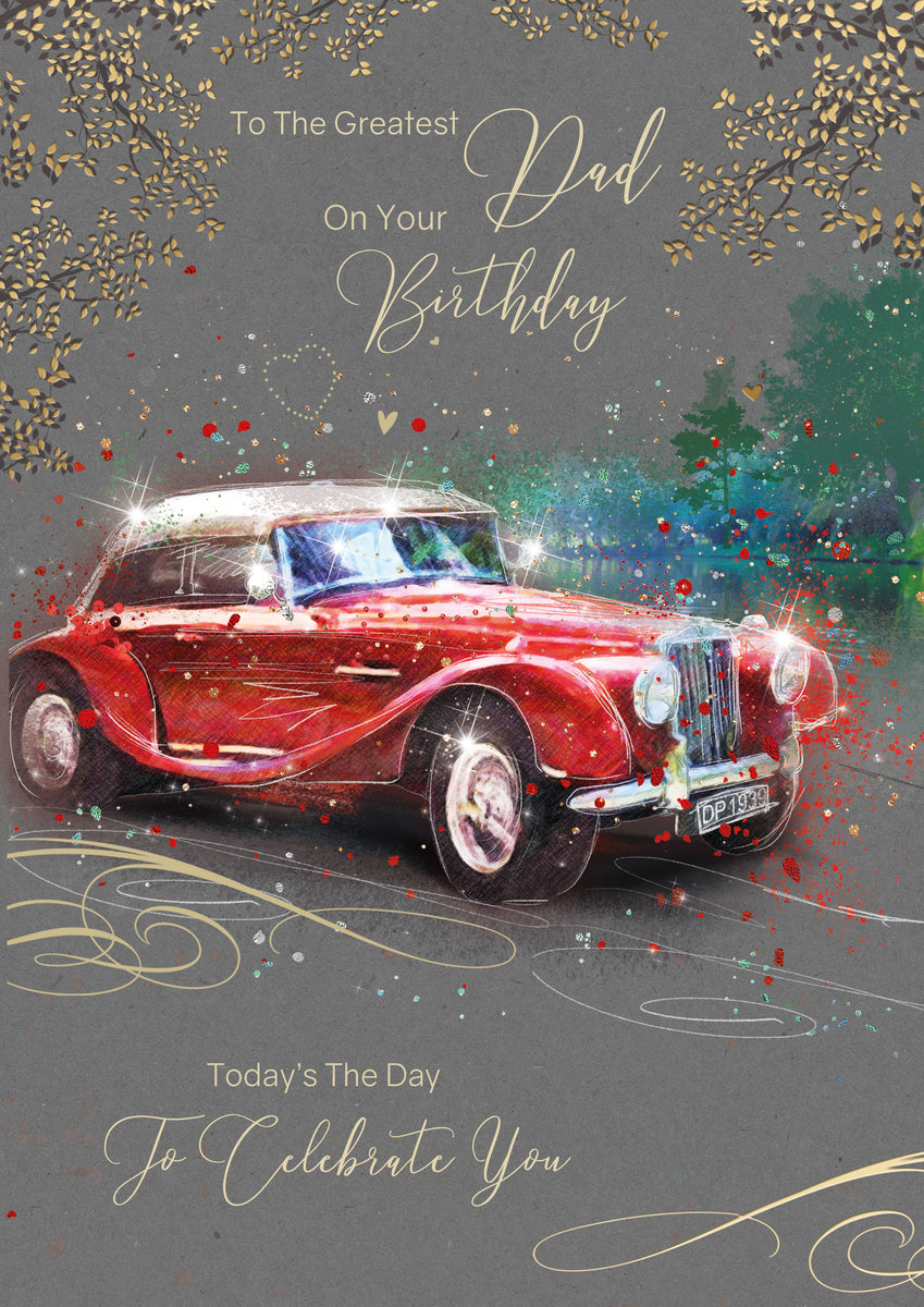 Dad Birthday Card - Dad Birthday Card Cherry Orchard Online