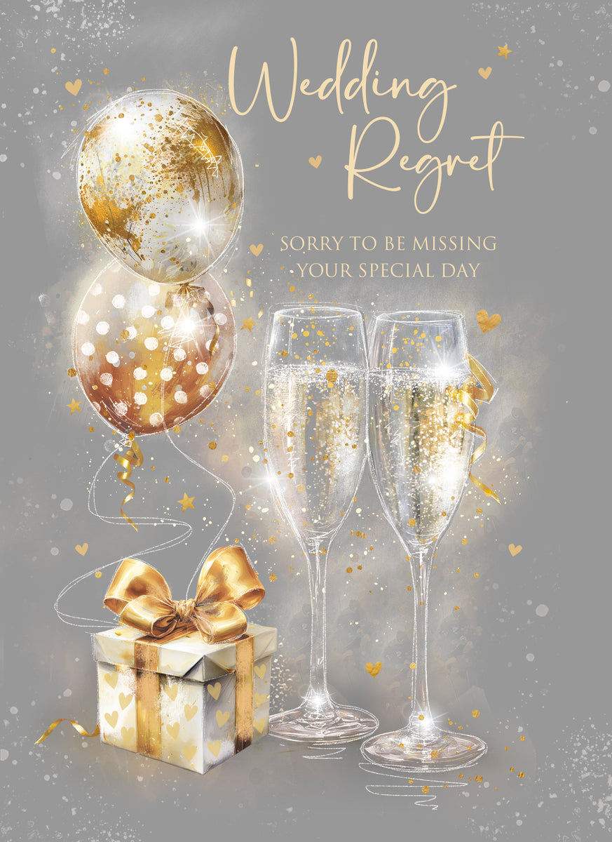 Wedding Regret Card -Greeting Card Cherry Orchard Online