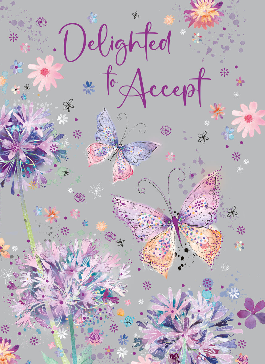 Acceptance Card -Greeting Card Cherry Orchard Online
